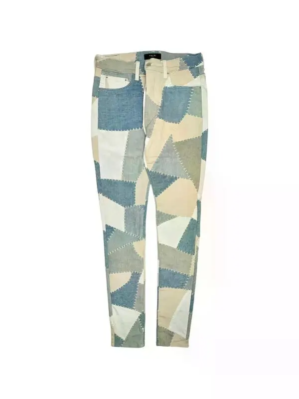 Amiri Patchwork Design Jeans