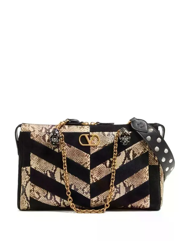 Valentino Garavani Panthea Patchwork Shoulder Bag