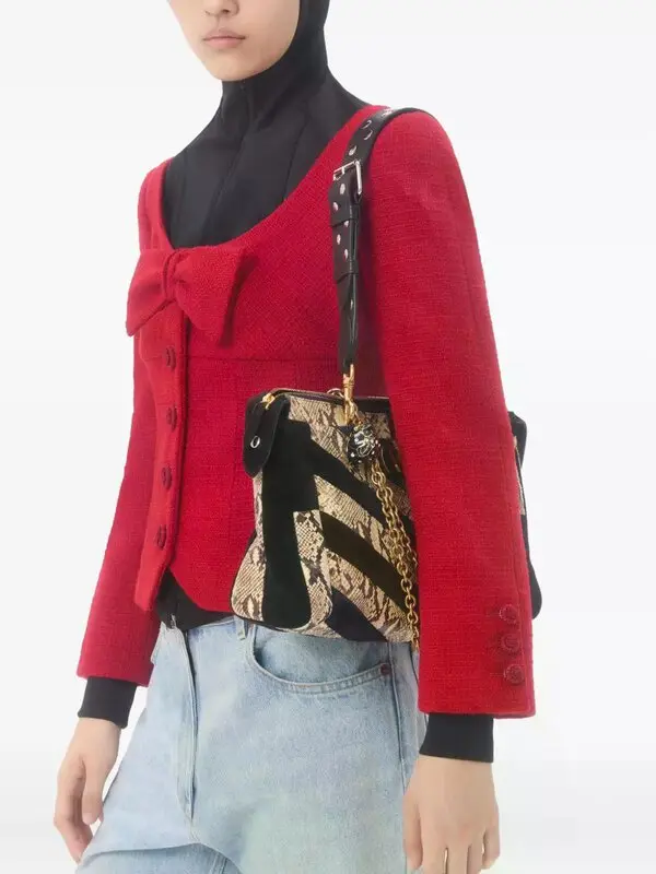 Valentino Garavani Panthea Patchwork Shoulder Bag