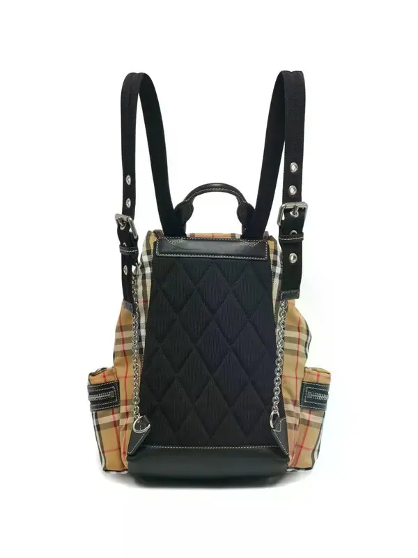 Burberry Check Leather Rucksack