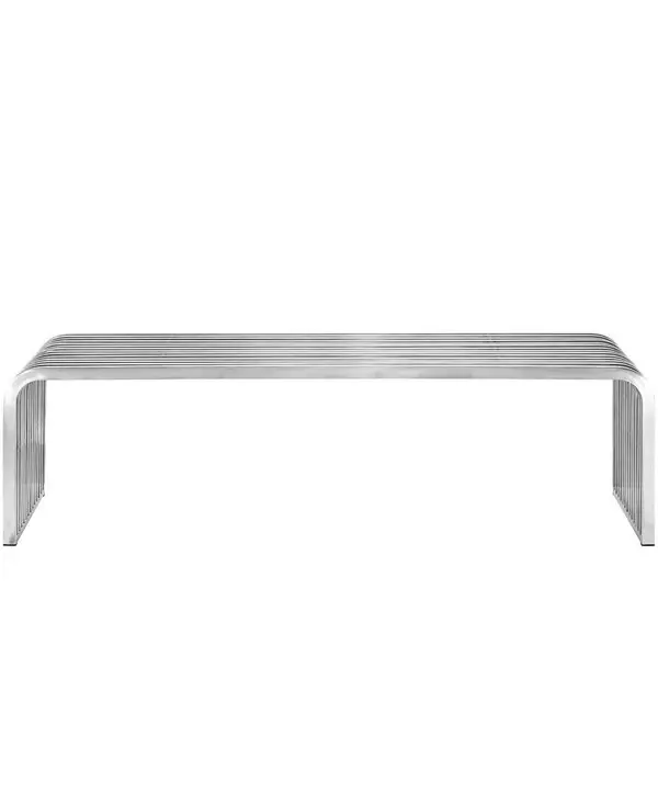 MODWAY Pipe 60 Stainless Steel Bench