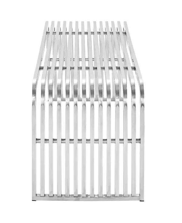 MODWAY Pipe 60 Stainless Steel Bench