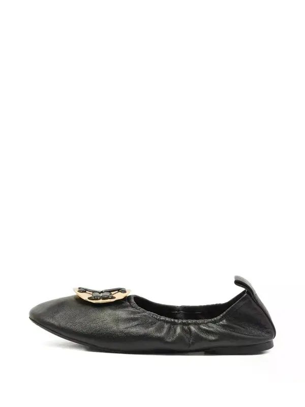 Tory Burch Logo Medallion Ballet Flats