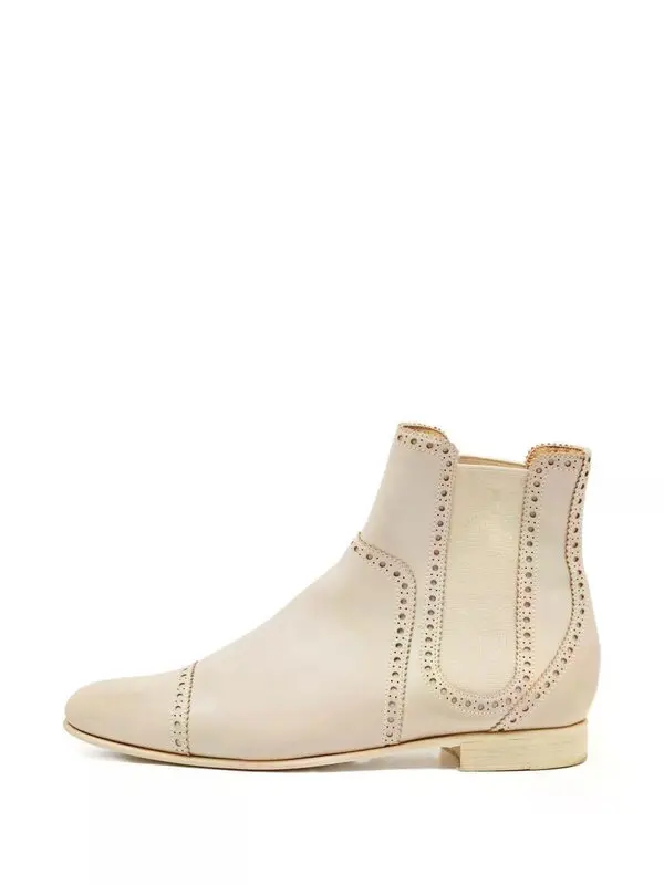 Hermès Brighton Leather Ankle Boots