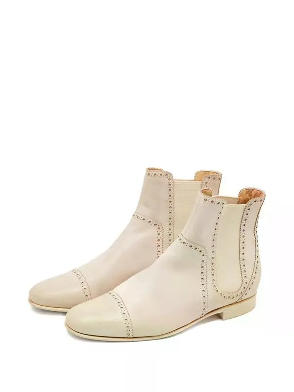 Hermès Brighton Leather Ankle Boots