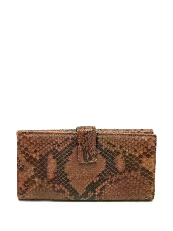 Gucci Spur Python Leather Wallet