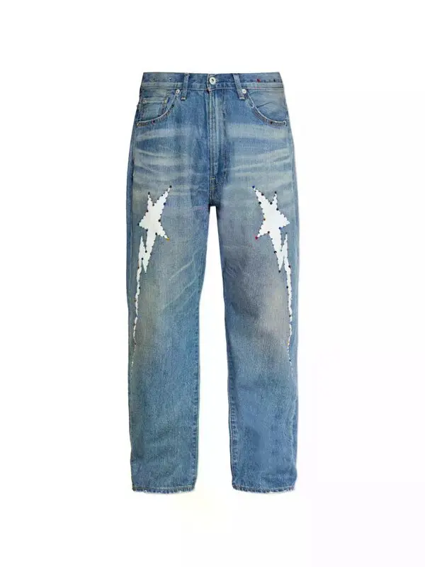 A BATHING APE Star-motif Jeans