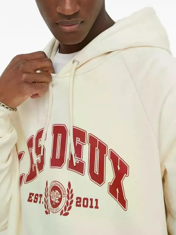 LES DEUX Graphic-print Hoodie