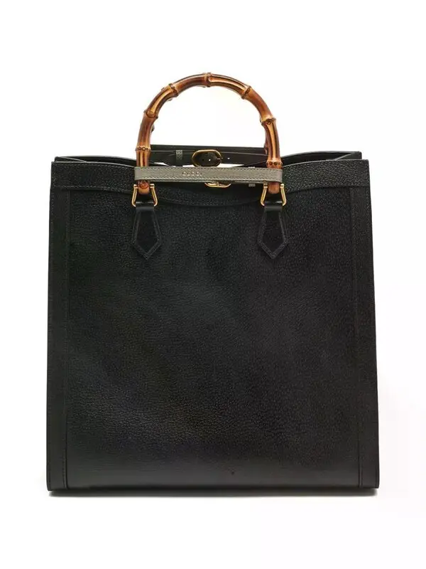 Gucci Diana Bamboo Leather Tote Bag