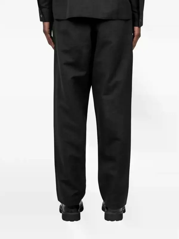BAZISZT Floral-embroidered Trousers