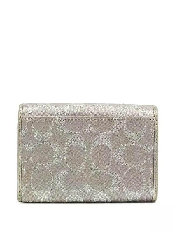 COACH Monogram Buckle Wallet