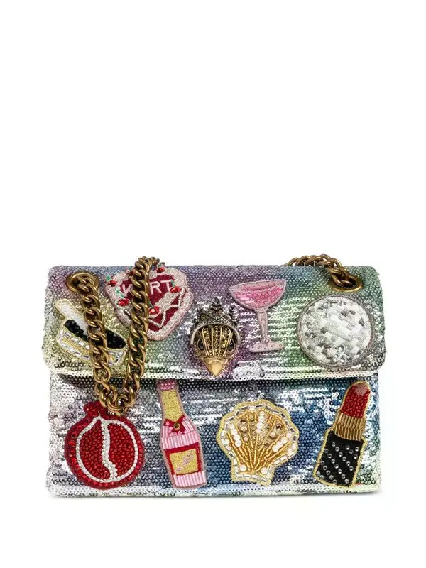 Kurt Geiger Mini Kensington Shoulder Bag - Silver