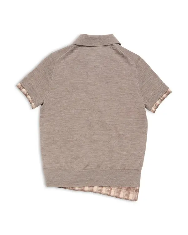 Acne Studios Layered Wool Knit Top