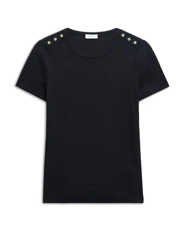 HOBBS LONDON Eva Ribbed Tee