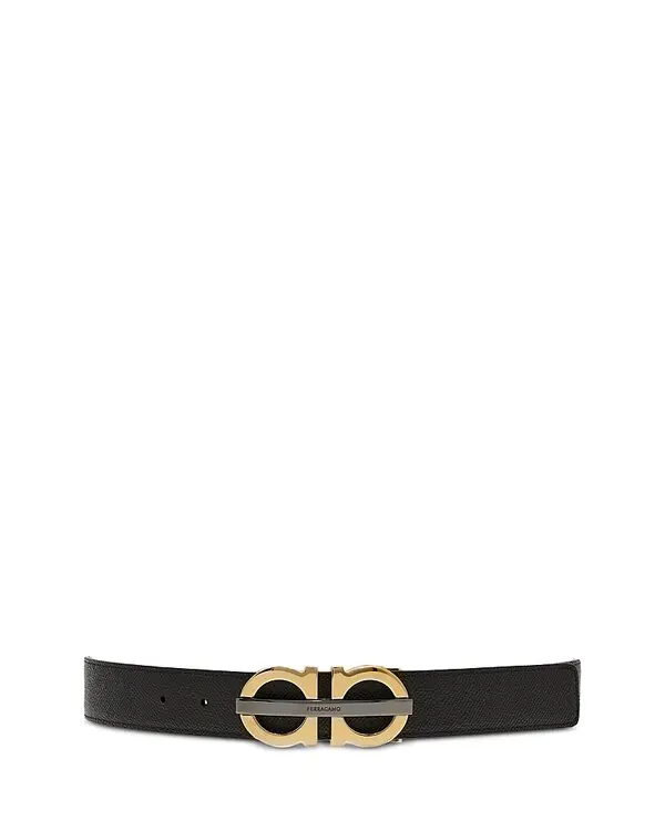 FERRAGAMO Leather Belt - T.moro