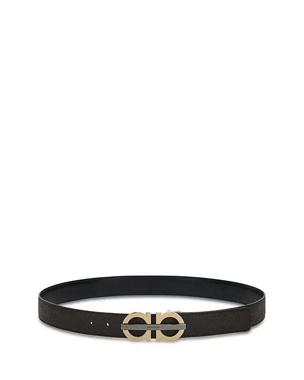FERRAGAMO Leather Belt - T.moro