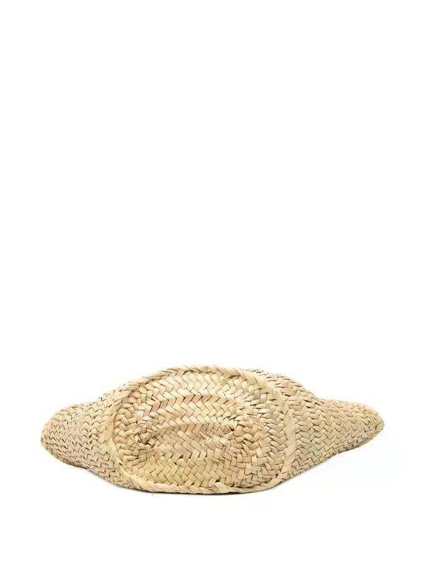 Loewe 2020 Paula's Ibiza Smiley Small Raffia Basket Tote Bag