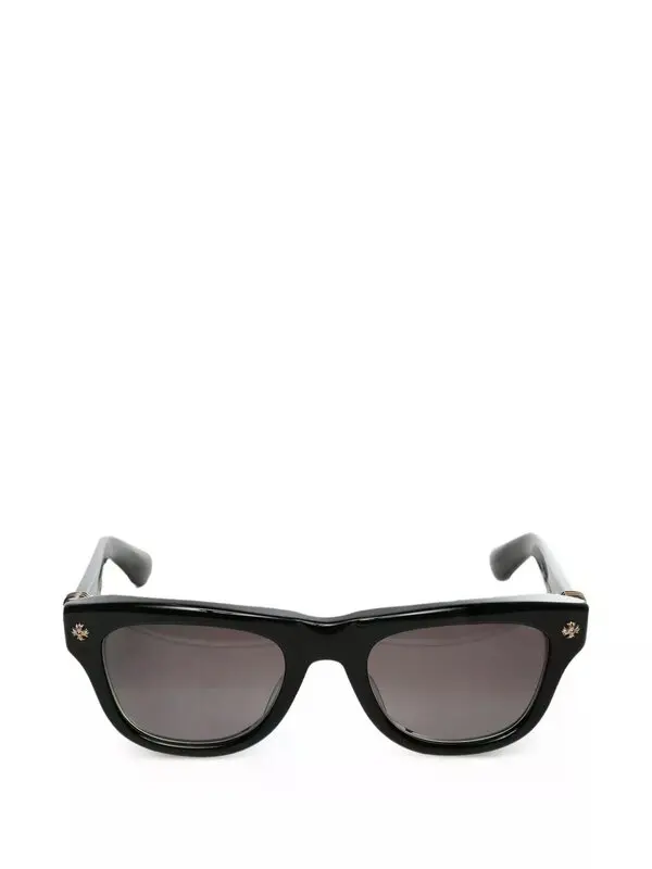 Chrome Hearts Square-frame Embellished Sunglasses - Black