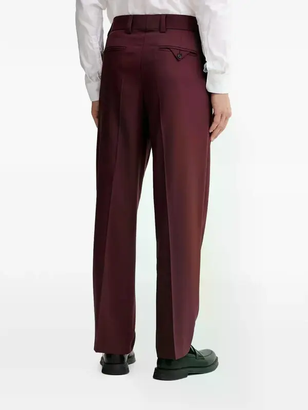 Hugo Pleated Button-fastening Trousers