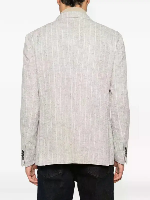 Tagliatore Double-breasted Striped Blazer