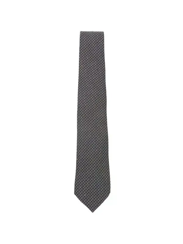 Canali Patterned Tie - Blue
