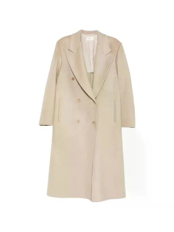 THE ROW Hariet Double-breasted Coat - Neutrals