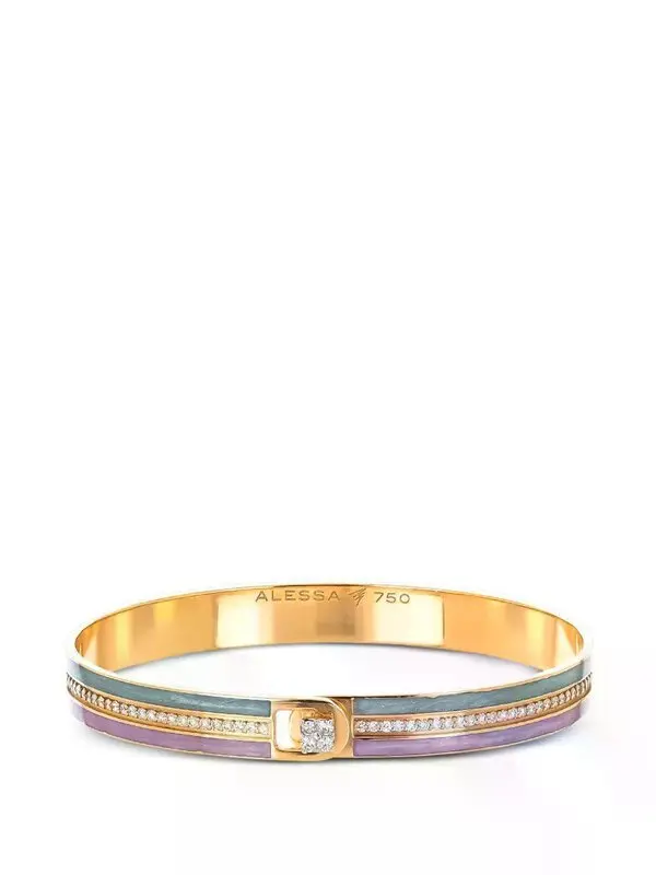 ALESSA JEWELRY Diamond Equality Bracelet - Gold