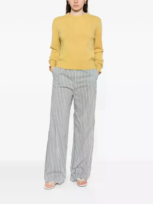 Extreme Cashmere Nº430 Jeanne Crew-neck Sweater - Yellow