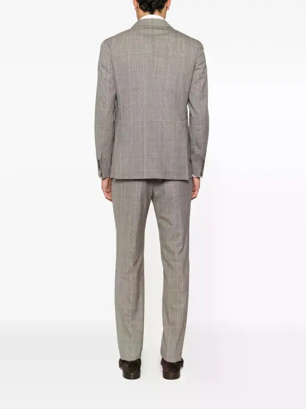 Tagliatore Double-breasted Check-pattern Suit