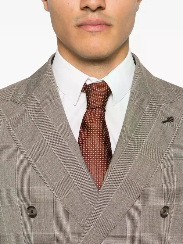 Tagliatore Double-breasted Check-pattern Suit
