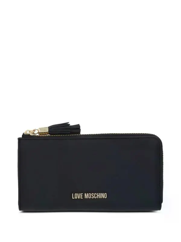 Moschino Tassel-detail Wallet - Black