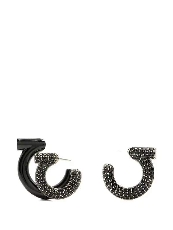 FERRAGAMO Embellishment Earrings - Black