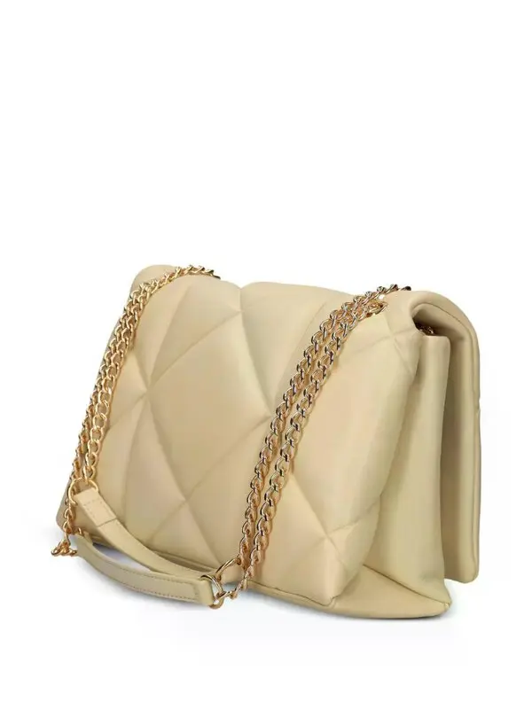 Moschino Diamond-quilted Shoulder Bag - Neutrals