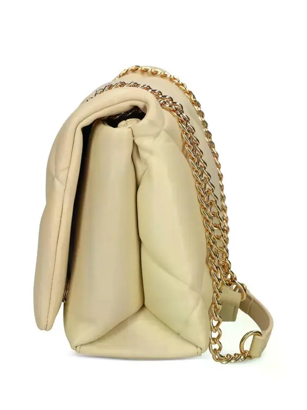 Moschino Diamond-quilted Shoulder Bag - Neutrals