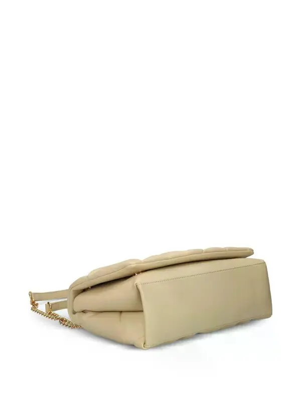 Moschino Diamond-quilted Shoulder Bag - Neutrals