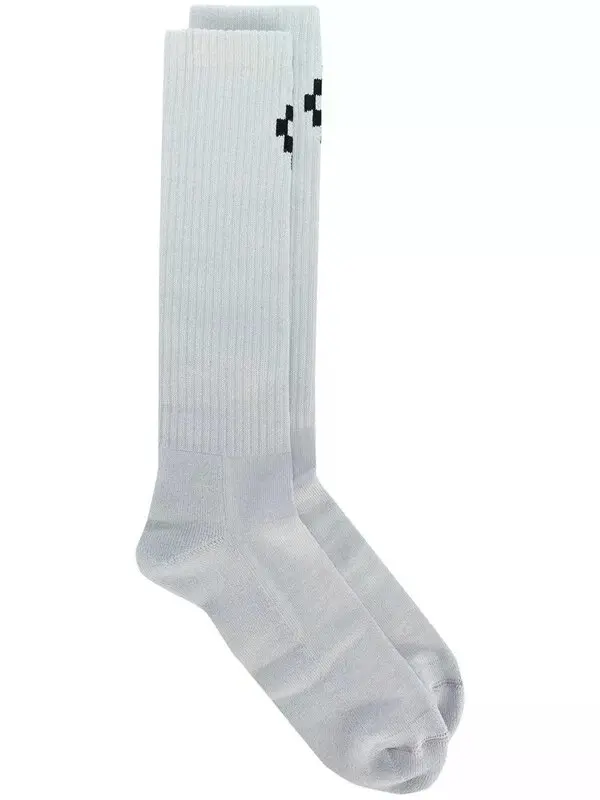 COUNTY OF MILAN Cross Socks - Grey