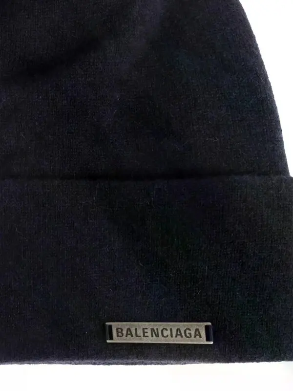 Balenciaga Logo-plaque Beanie