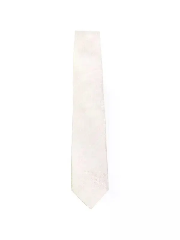 TOM FORD Striped Neck Tie - Neutrals