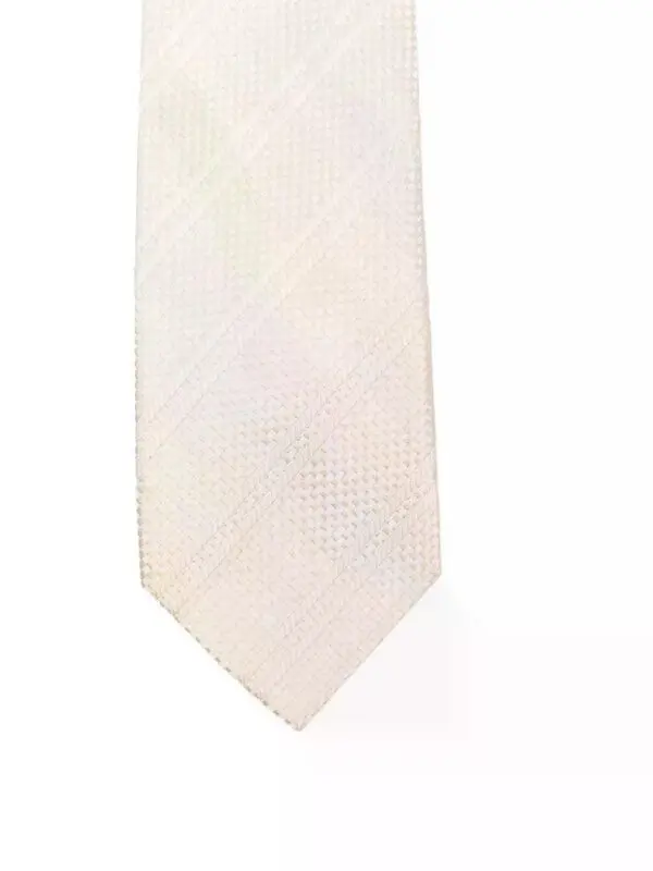 TOM FORD Striped Neck Tie - Neutrals