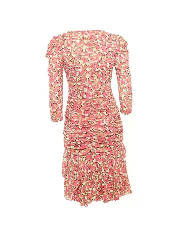 Diane Von Furstenberg Abstract-print Mesh Dress