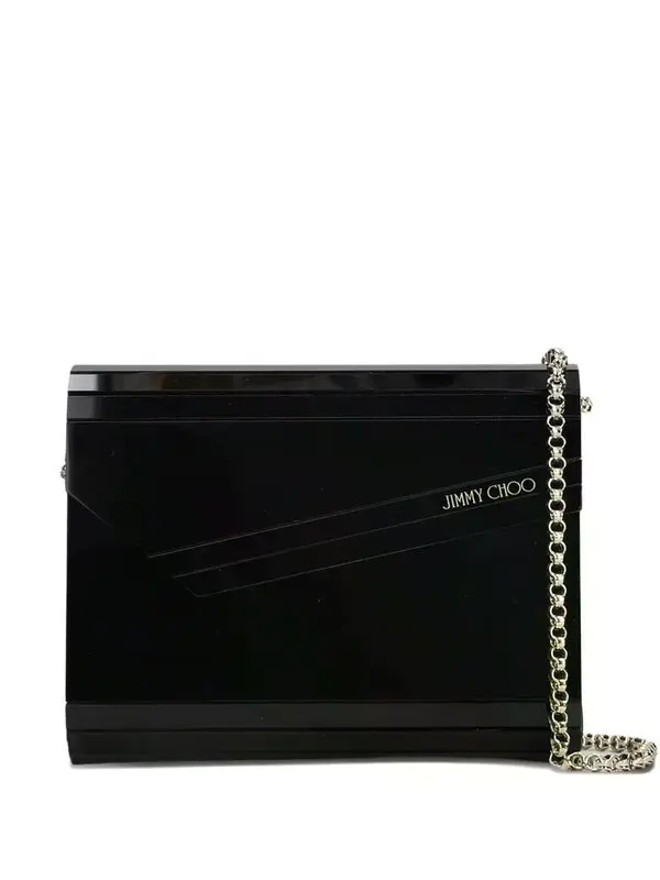 JIMMY CHOO Logo Clutch Bag
