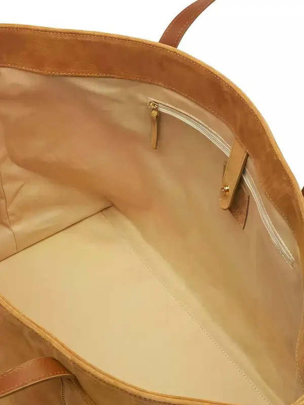 LIFFNER Calf Suede Tote Bag - Brown