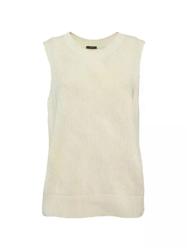 JOSEPH Rib Knit Sleeveless Vest