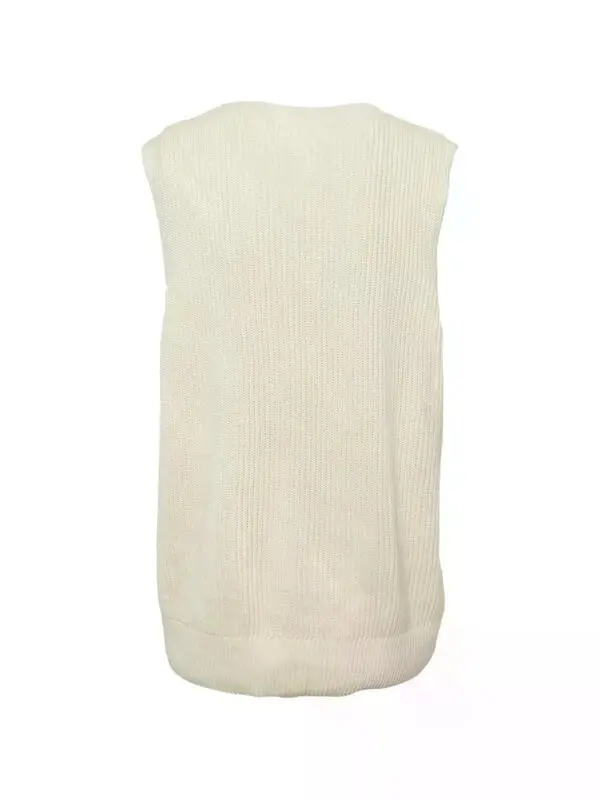 JOSEPH Rib Knit Sleeveless Vest