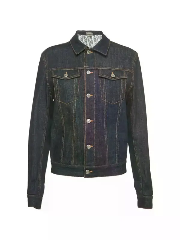 Dior Raw Dark Denim Jacket