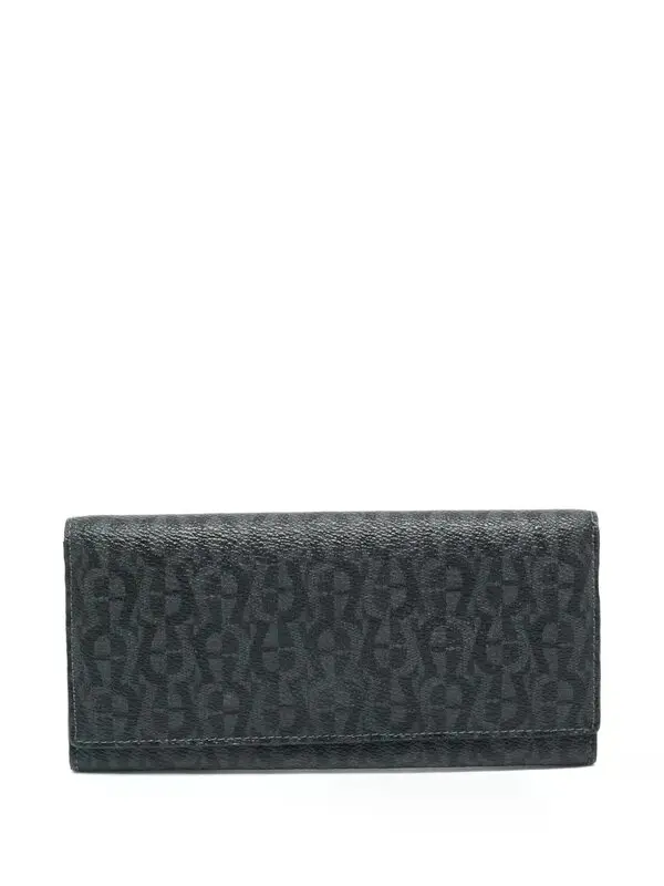 AIGNER Signature Flap Wallet - Grey