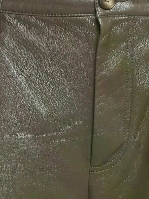 Nanushka Faux-leather Wide-leg Trousers