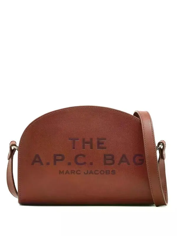 Marc Jacobs Embossed-logo Leather Crossbody Bag