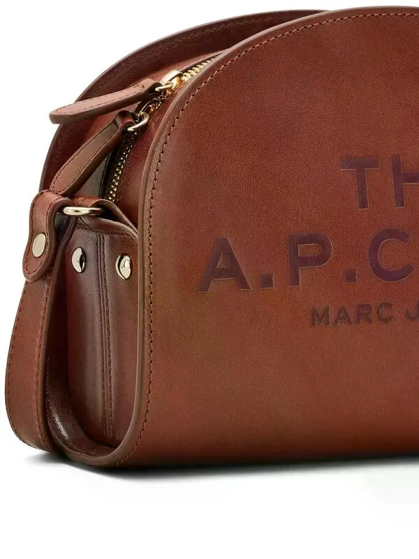 Marc Jacobs Embossed-logo Leather Crossbody Bag