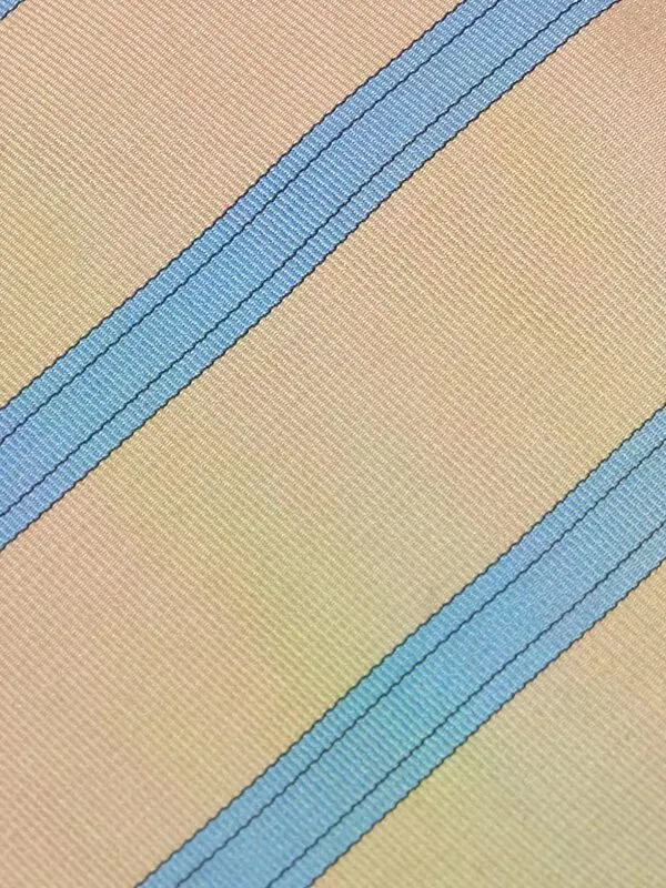 Valentino Garavani 1990s Striped Silk Tie - Neutrals